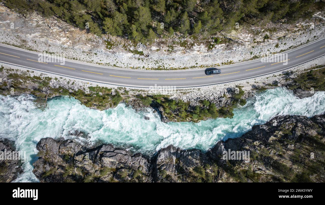 Norwegian highway hi-res stock photography and images - Alamy