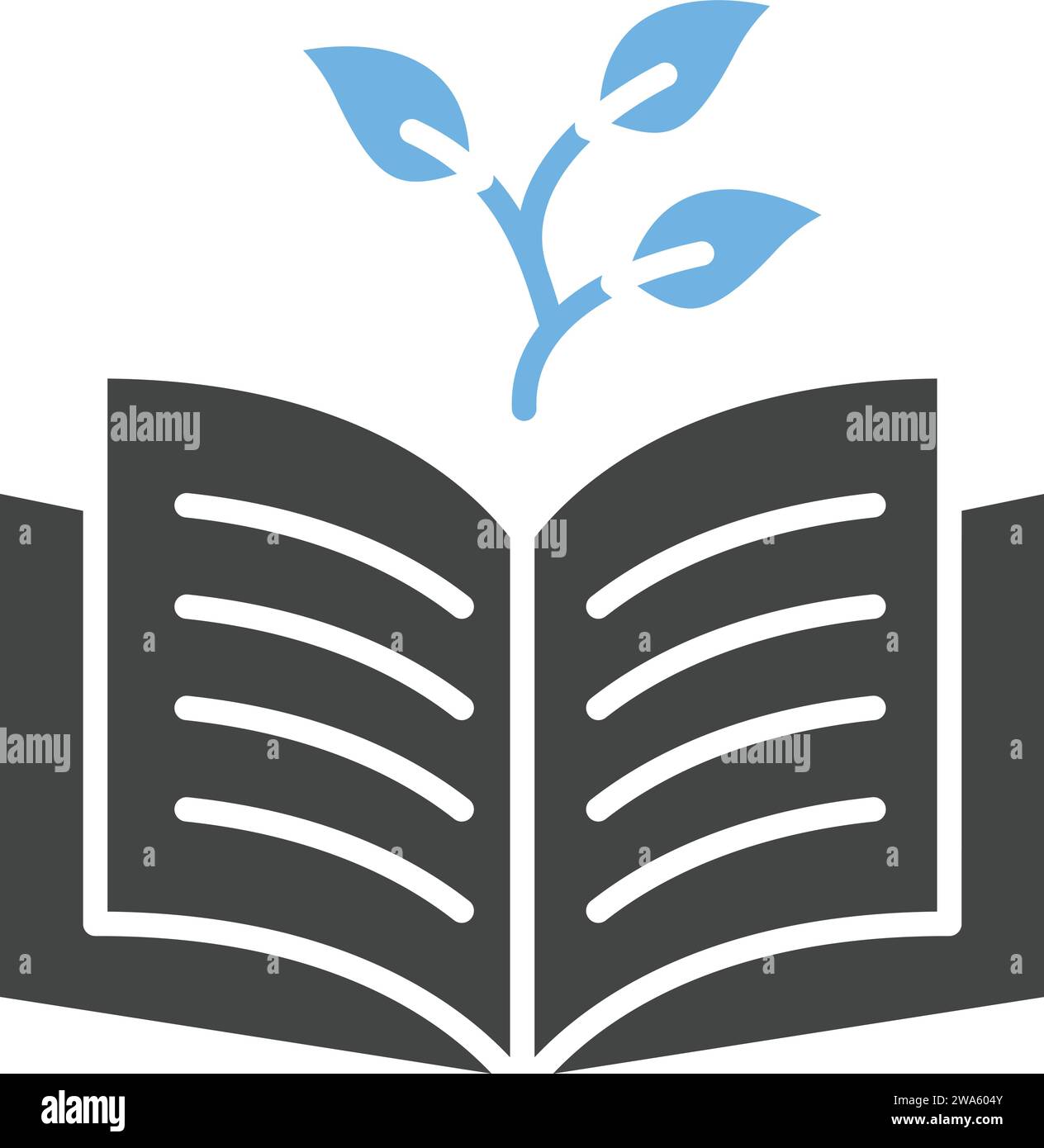 Growing Knowledge icon vector image Stock Vector Image & Art - Alamy