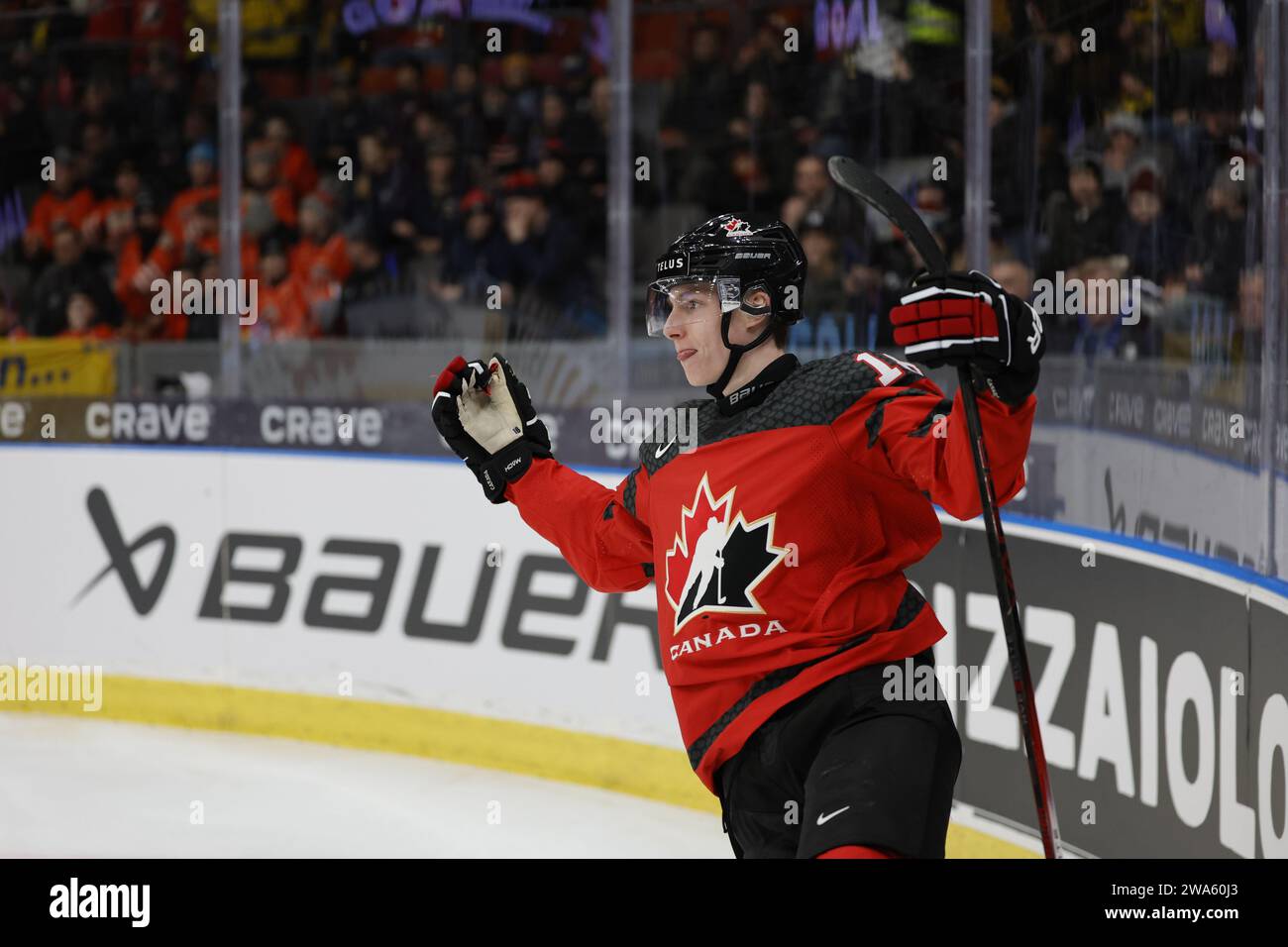 GOTHENBURG, SWEDEN 20240102Canada's Matthew Wood celebrates scoring ...