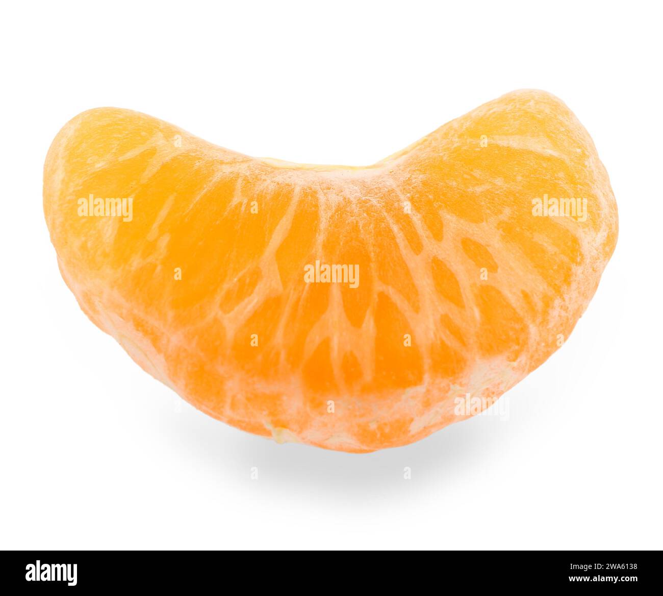 Tangerine segment on white hi-res stock photography and images - Alamy