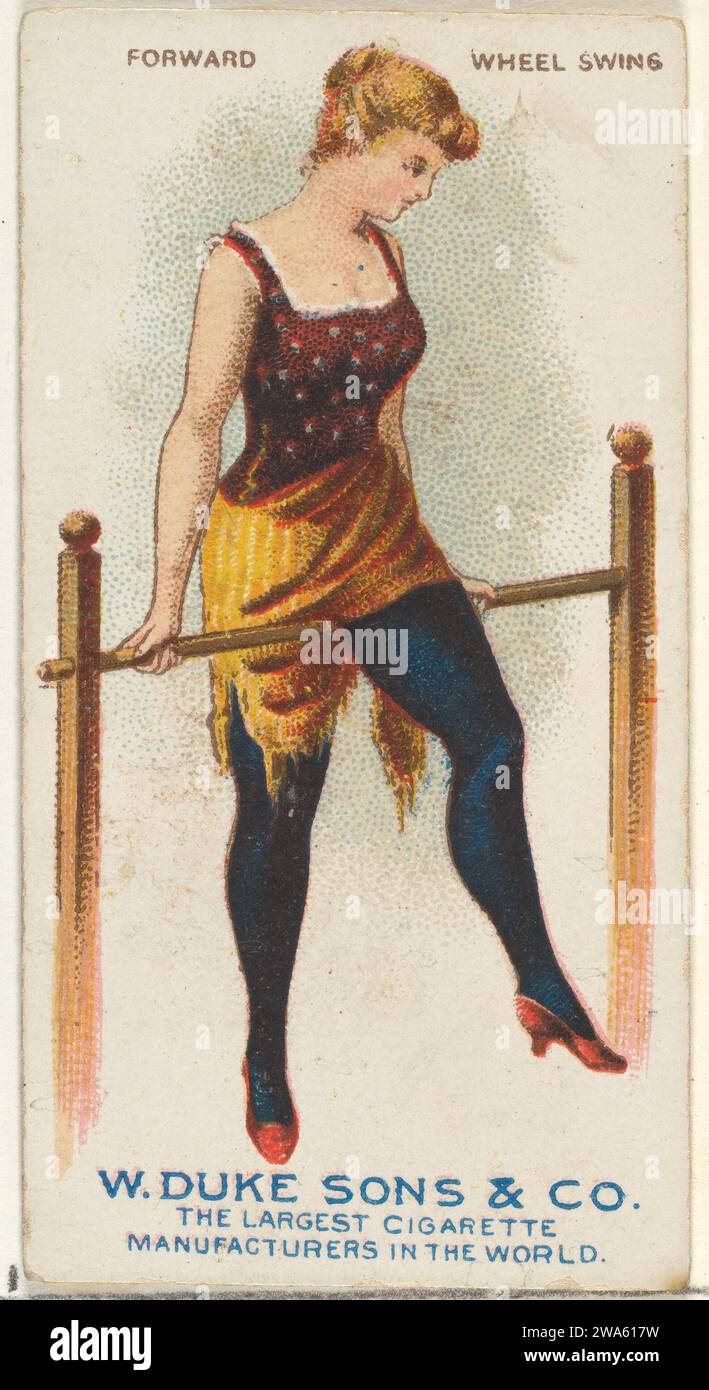 Forward Wheel Swing, from the Gymnastic Exercises series (N77) for Duke ...