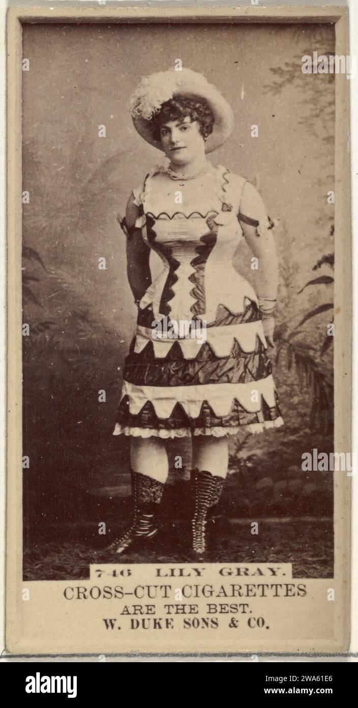 Card Number 746, Lily Gray, from the Actors and Actresses series (N145 ...