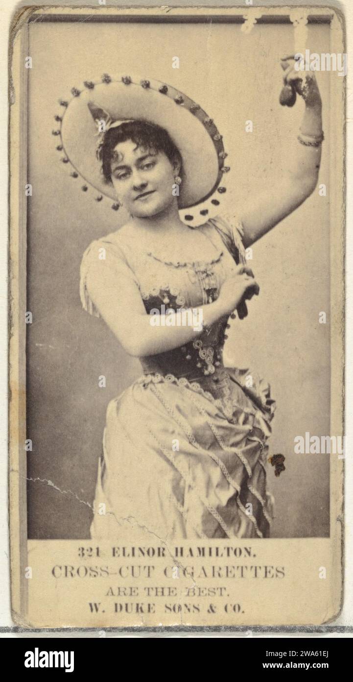 Card Number 321, Elinor Hamilton, from the Actors and Actresses series ...