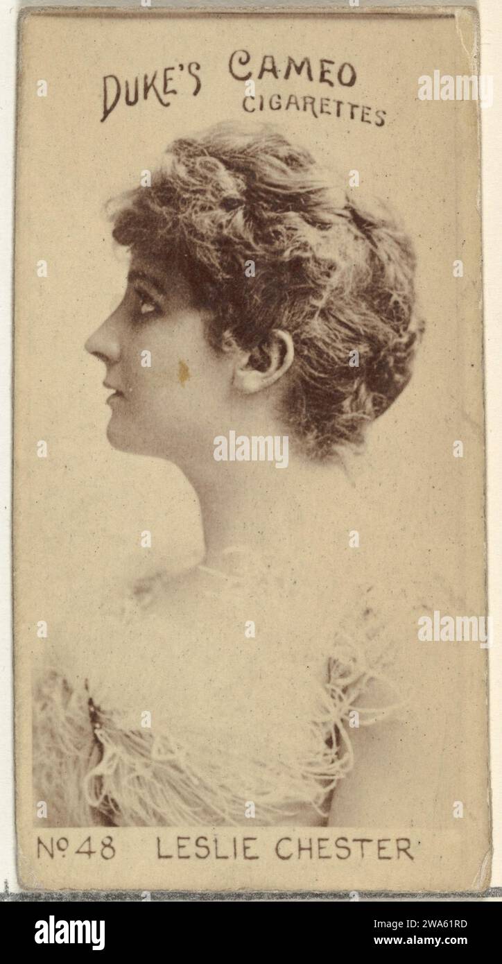 Card Number 48, Leslie Chester, from the Actors and Actresses series ...