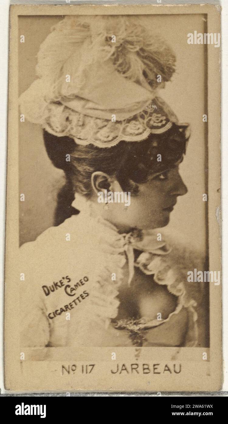 Card Number 117, Vernona Jarbeau, from the Actors and Actresses series ...