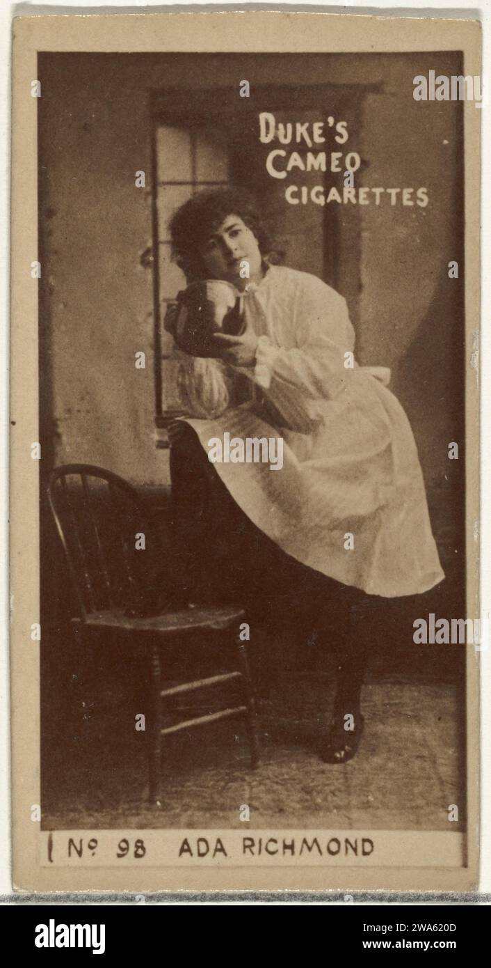 Card Number 98, Ada Richmond, from the Actors and Actresses series ...