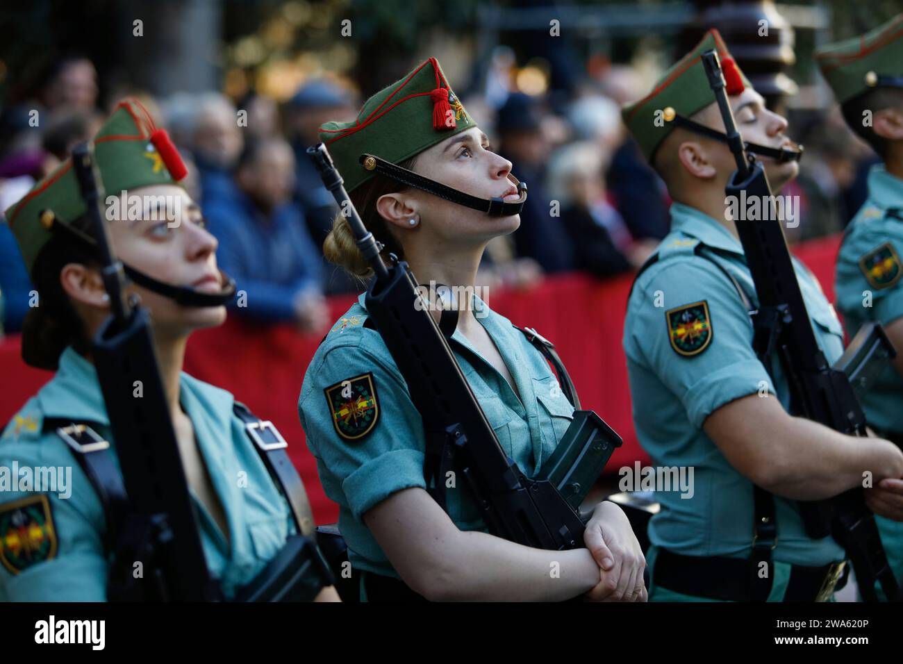 The Legion parades during the celebration of the day of the Intake ...
