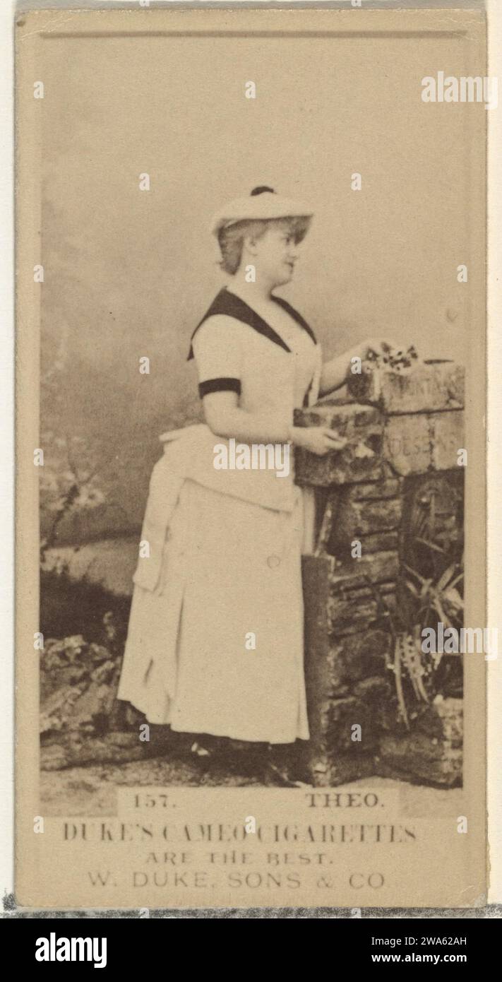 Card Number 157, Theo, from the Actors and Actresses series (N145-5 ...