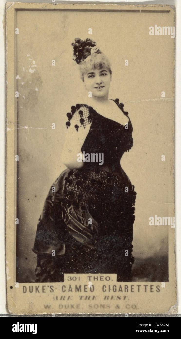 Card Number 301, Theo, from the Actors and Actresses series (N145-5 ...