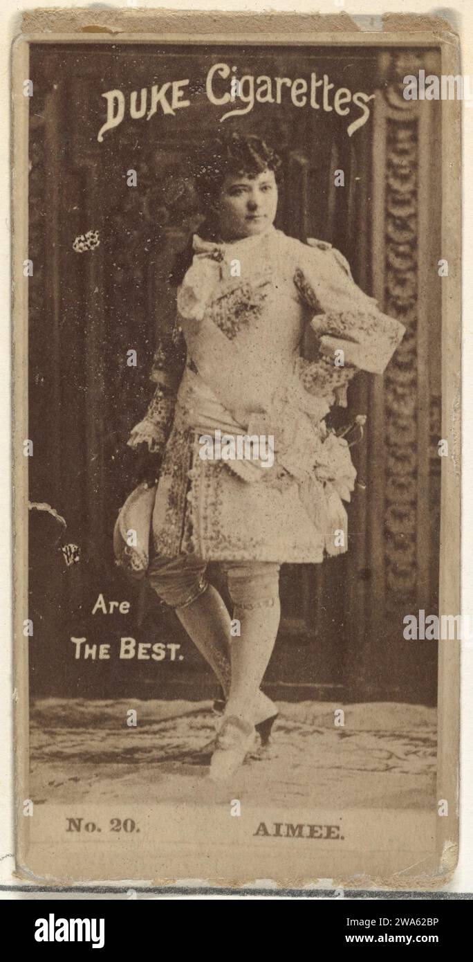 Card Number 20, Aimee, from the Actors and Actresses series (N145-6 ...