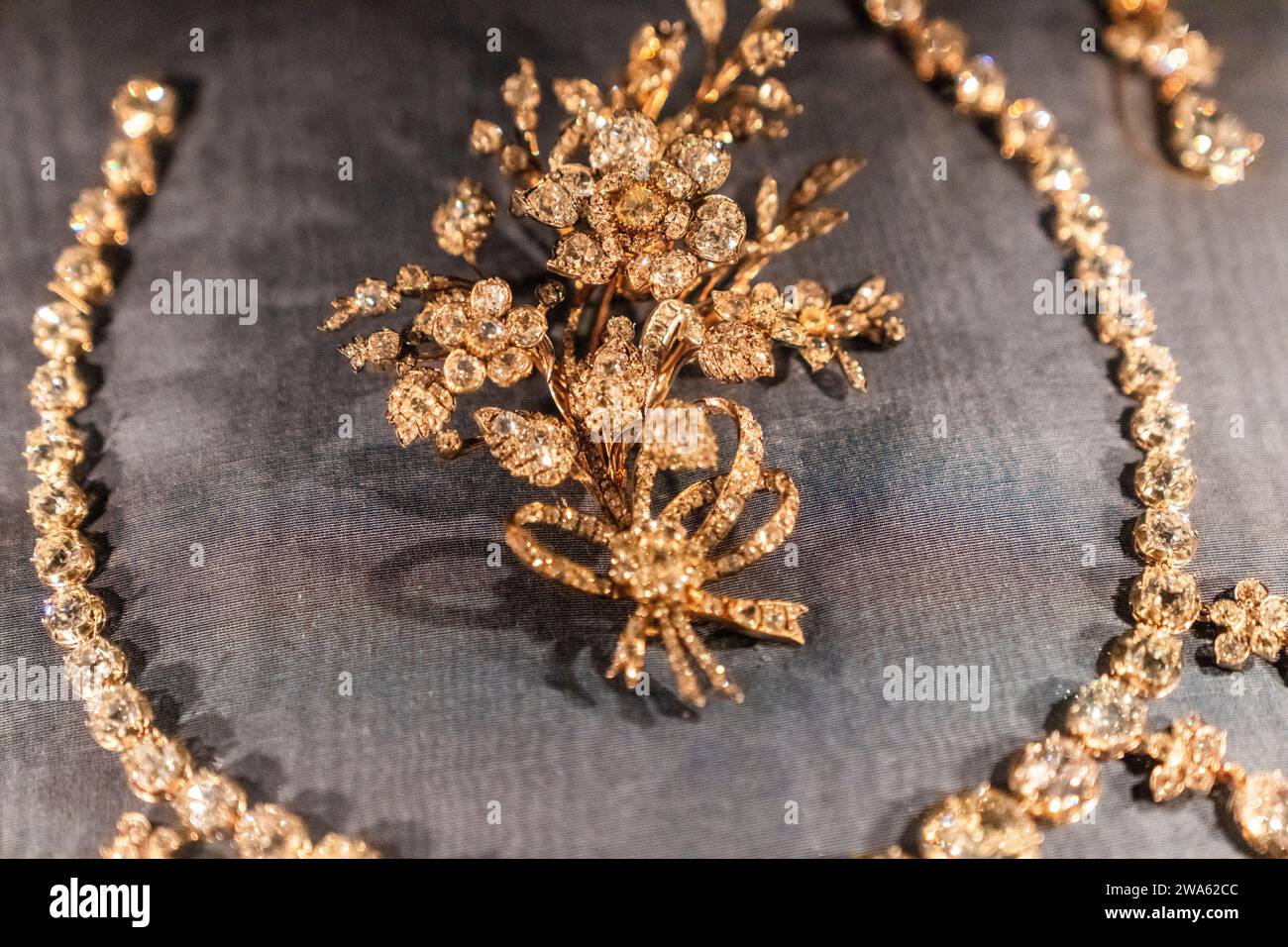 The brilliant set, one of the four jewelery sets in the Crown Jewel ...