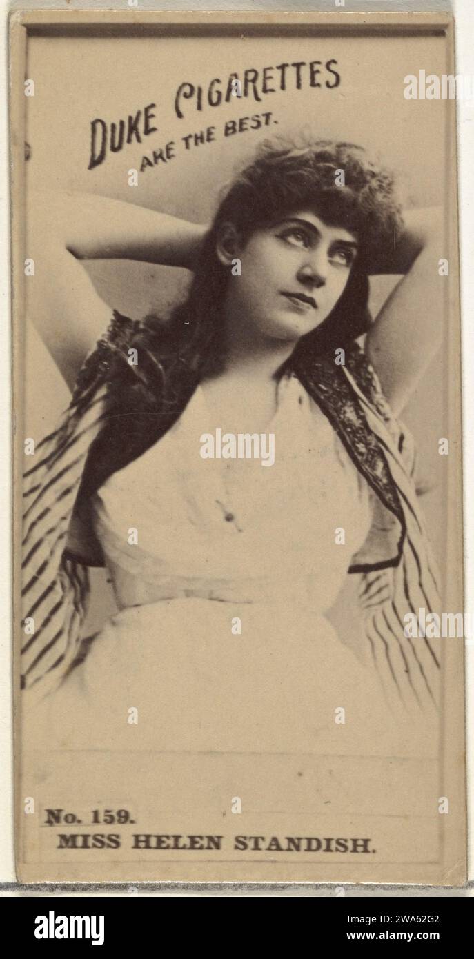 Card Number 159, Miss Helen Standish, from the Actors and Actresses ...