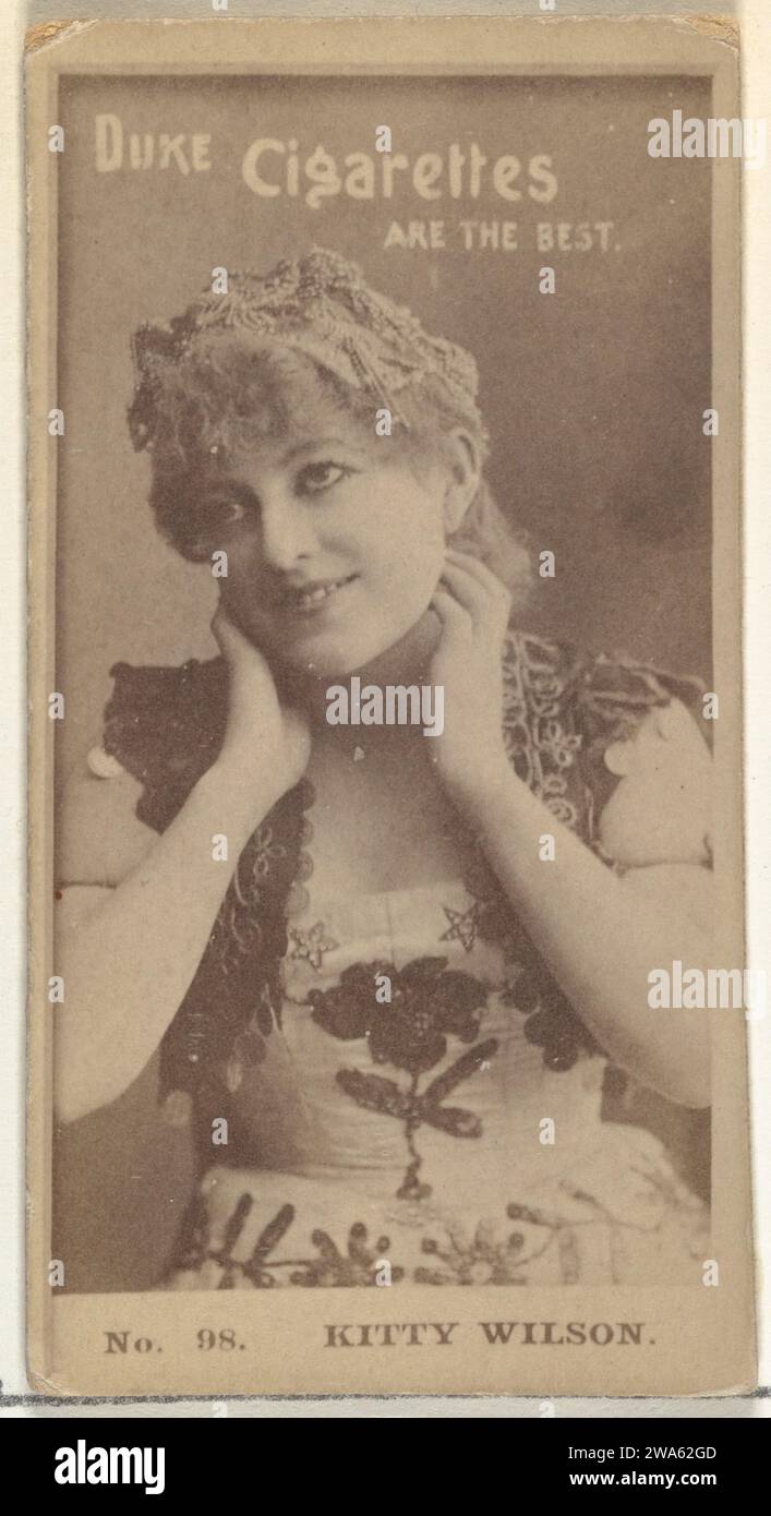 Card Number 98, Kitty Wilson, from the Actors and Actresses series ...