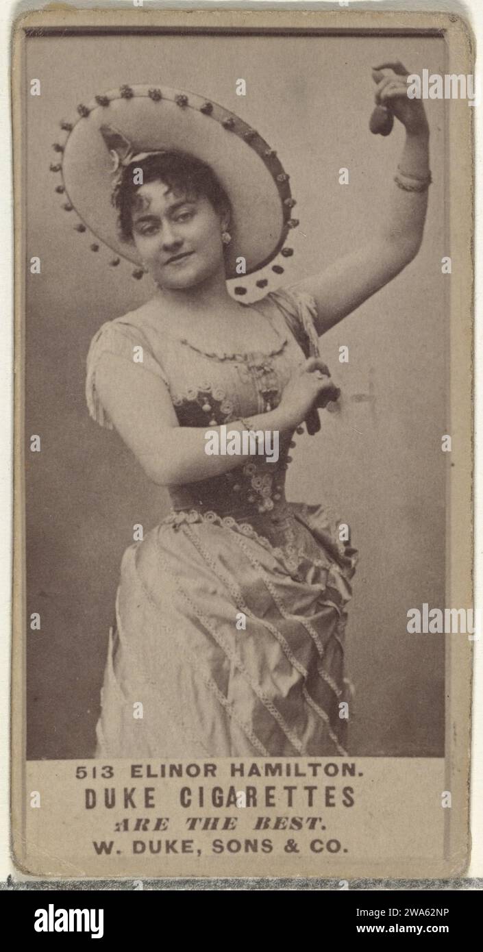 Card Number 513, Elinor Hamilton, from the Actors and Actresses series ...