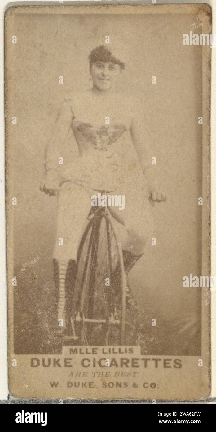 Mlle. Lillis, from the Actors and Actresses series (N145-7) issued by ...