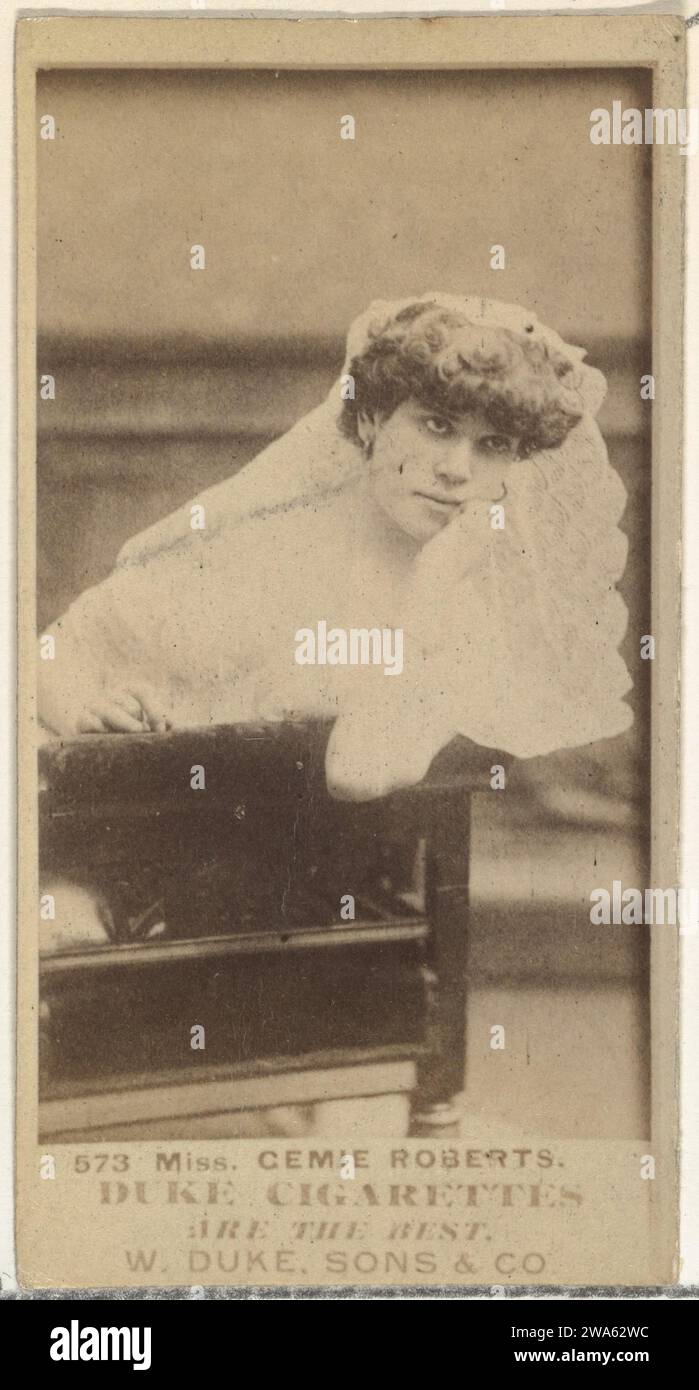 Card Number 573, Miss Cemie Roberts, from the Actors and Actresses ...