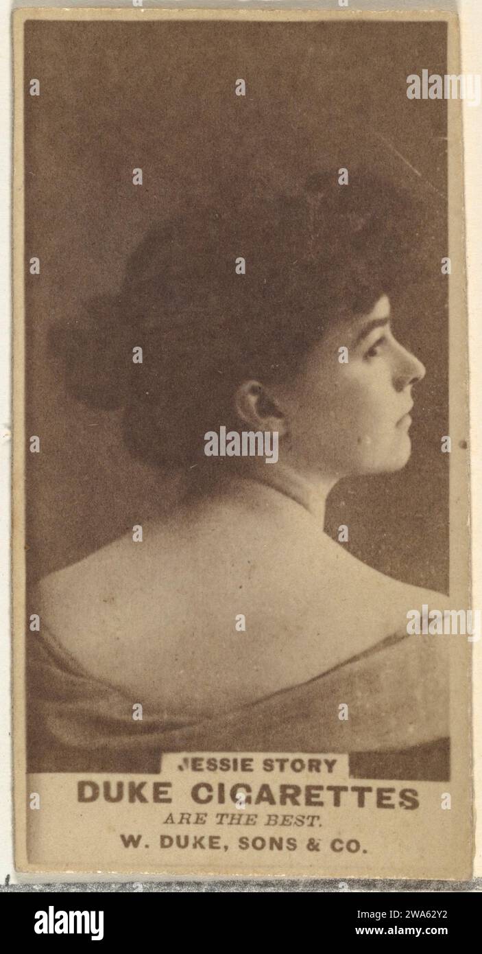 Jessie Story, from the Actors and Actresses series (N145-7) issued by ...