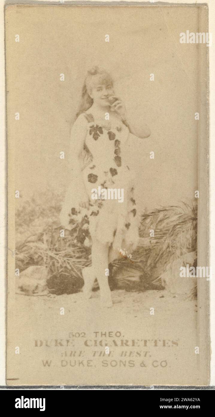 Card Number 502, Theo, from the Actors and Actresses series (N145-7 ...