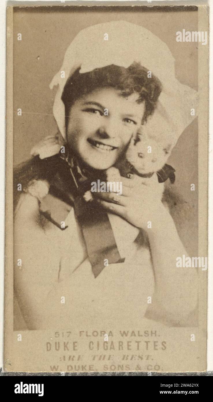 Card Number 517, Flora Walsh, from the Actors and Actresses series ...