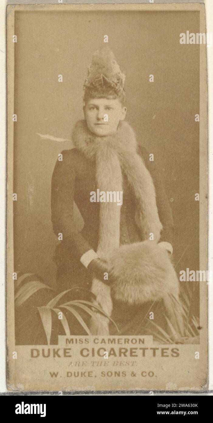 Miss Cameron, from the Actors and Actresses series (N145-7) issued by ...