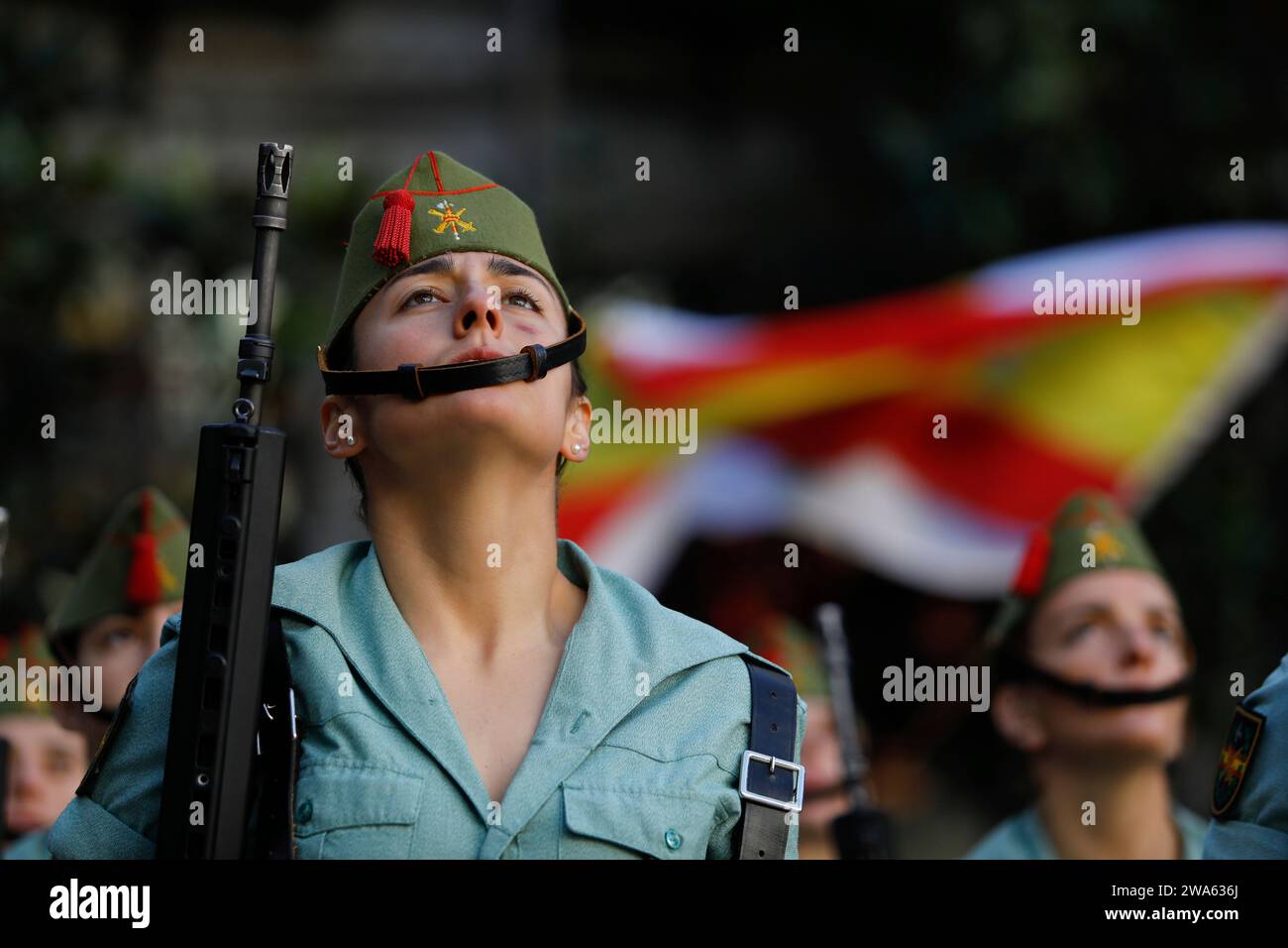 The Legion parades during the celebration of the day of the Intake ...