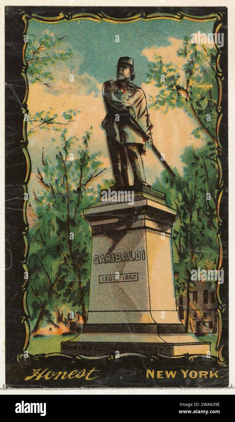 Garibaldi Monument, Washington Square Park, New York City, from the ...