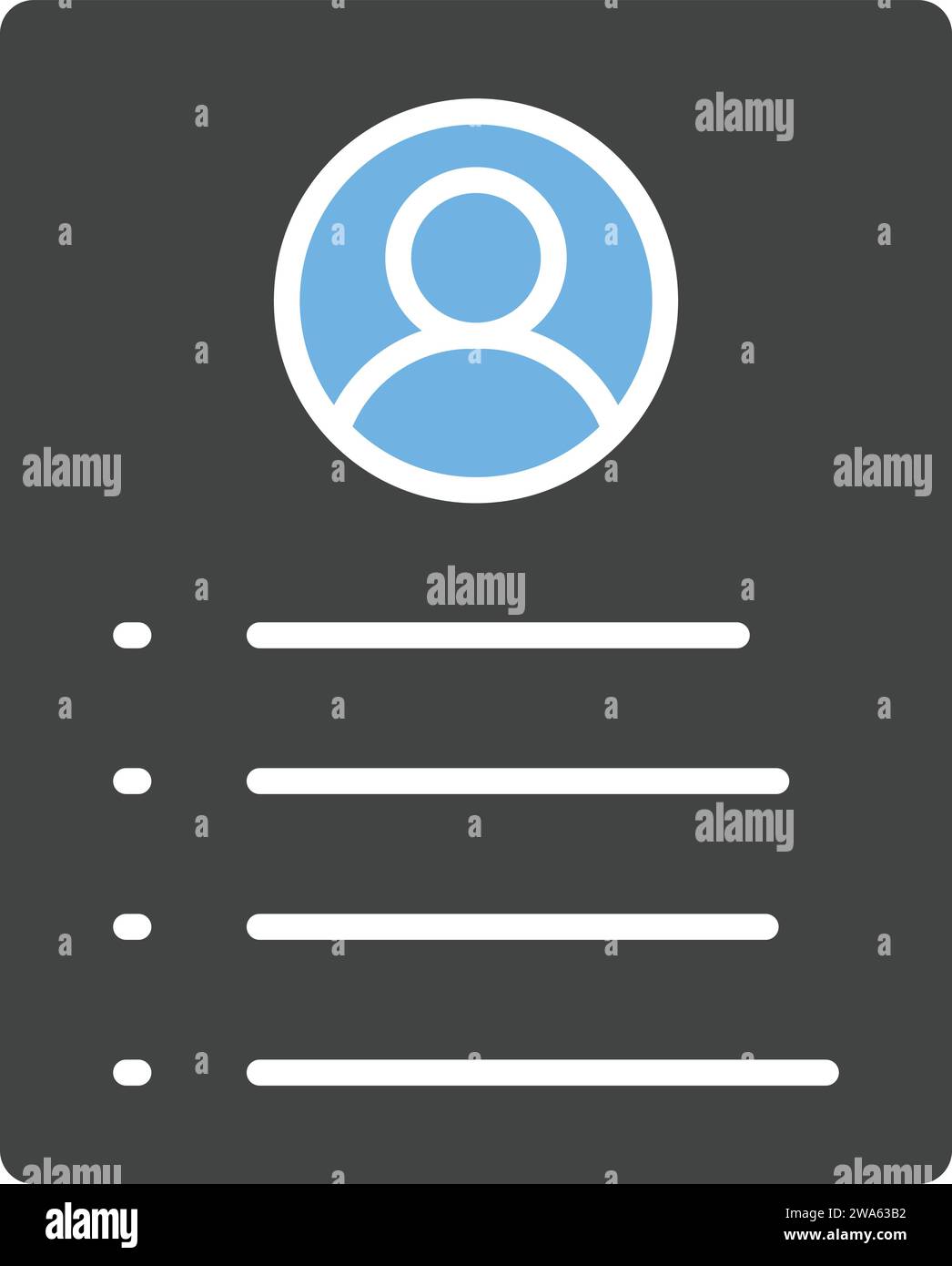 Job hunting vector icon Cut Out Stock Images & Pictures - Alamy