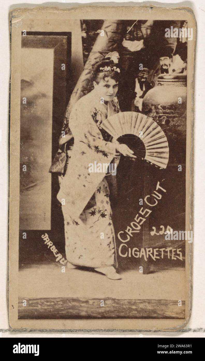 Card Number 220, Jarbeau, from the Actors and Actresses series (N145-1 ...