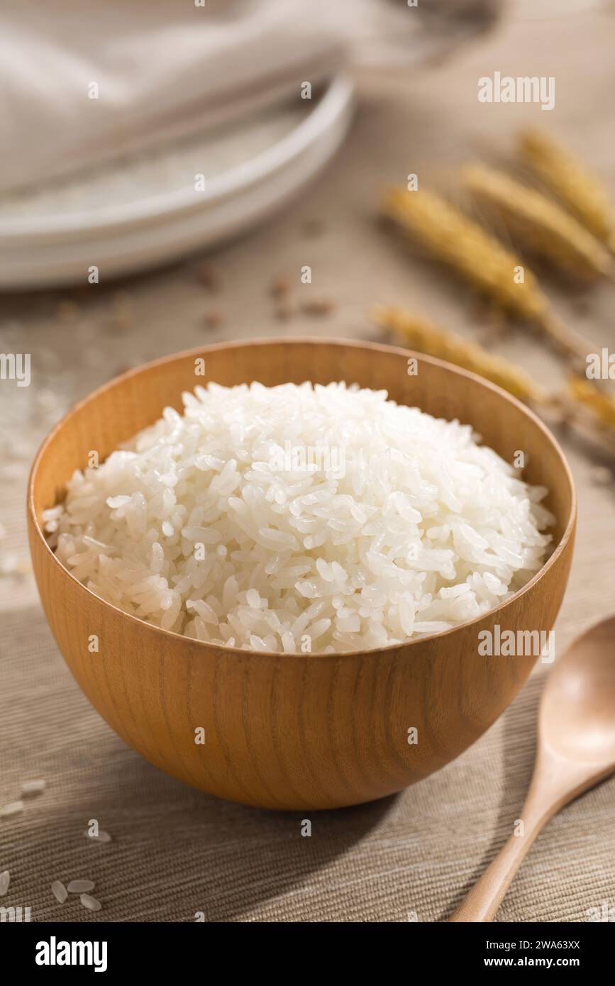 Image of Asian Rice Stock Photo - Alamy