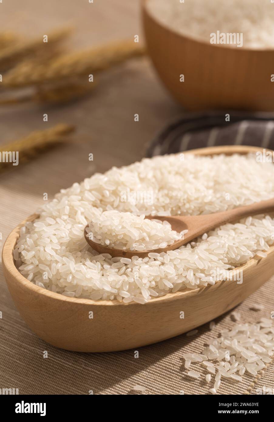 Image of Asian Rice Stock Photo - Alamy