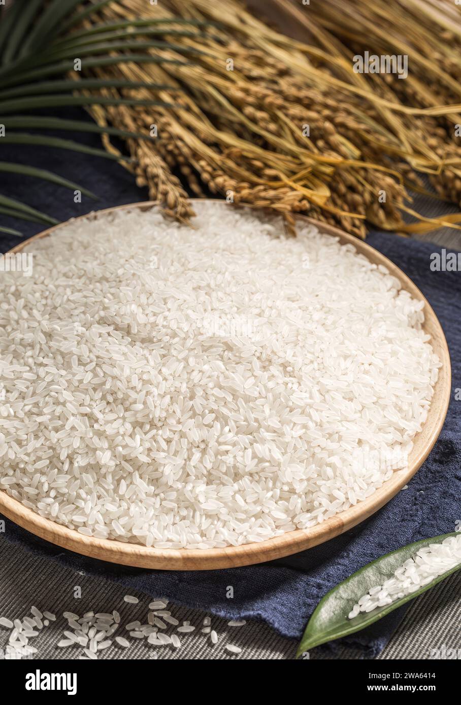 Image of Asian Rice Stock Photo - Alamy