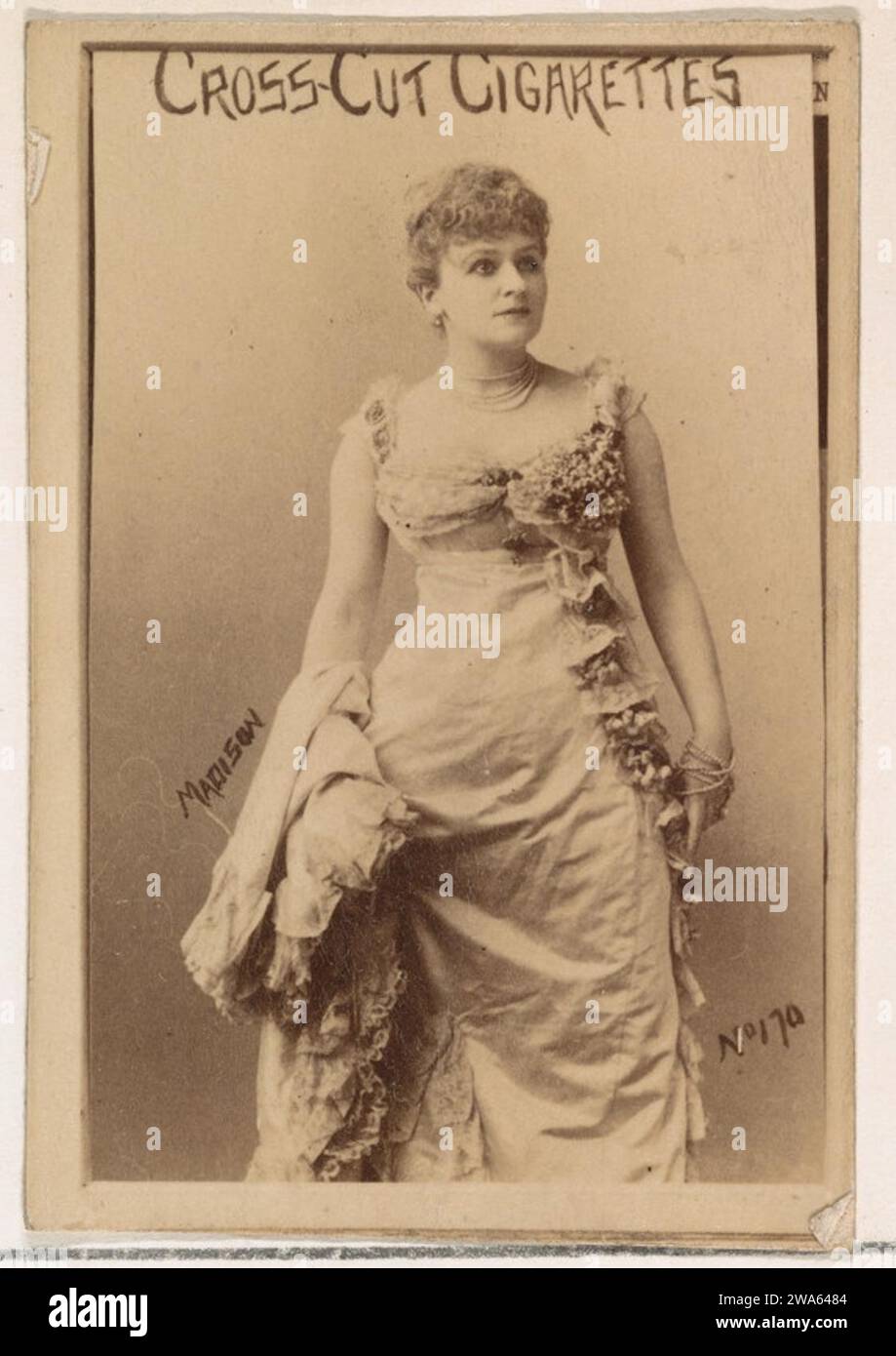 Card Number 170, Madison, from the Actors and Actresses series (N145-1 ...