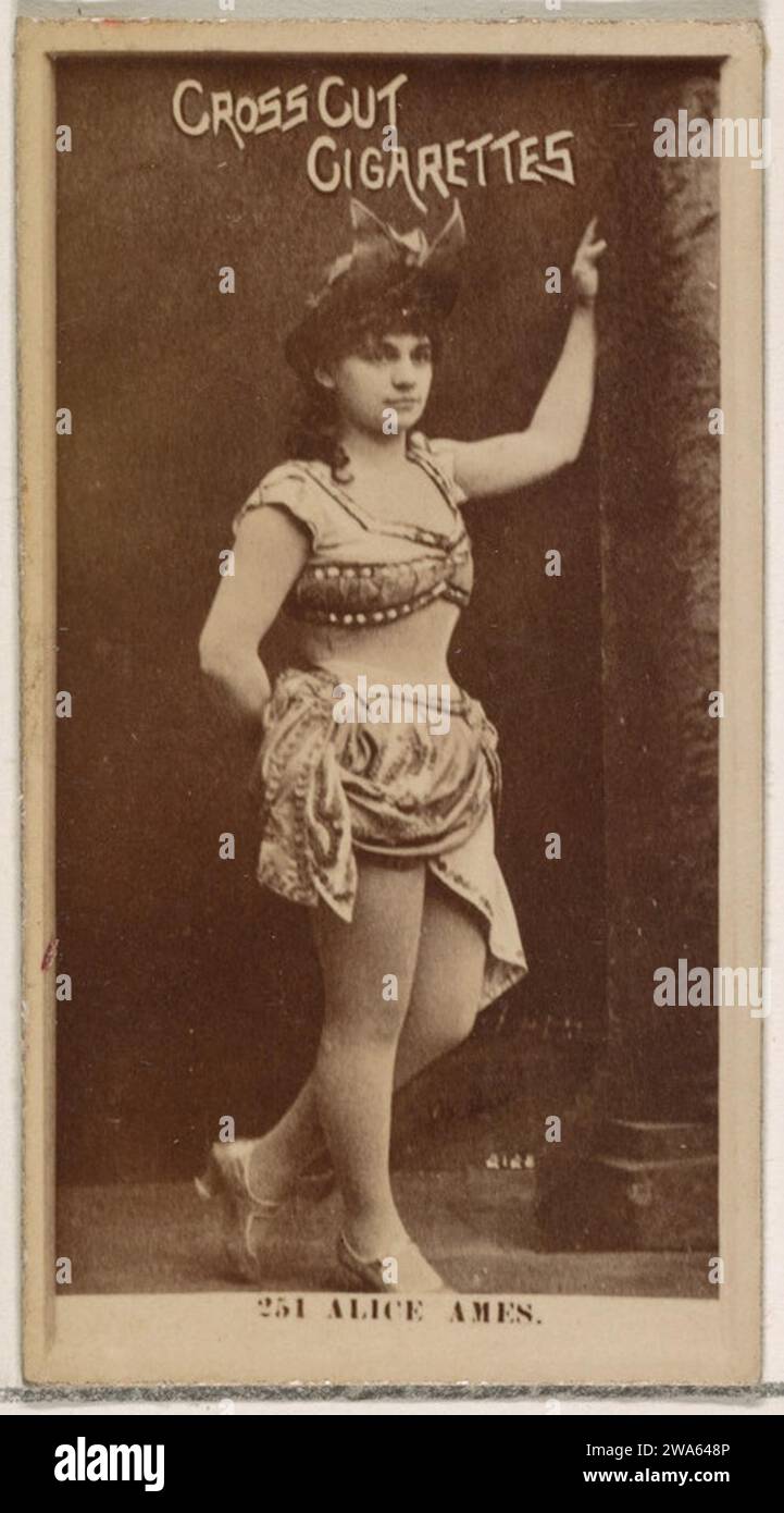 Card Number 251, Alice Ames, from the Actors and Actresses series (N145 ...