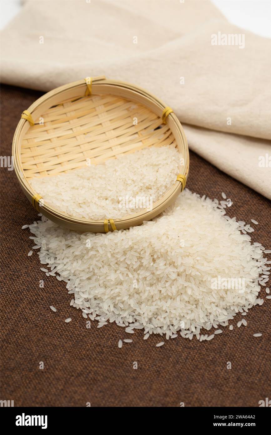 Image of Asian Rice Stock Photo - Alamy