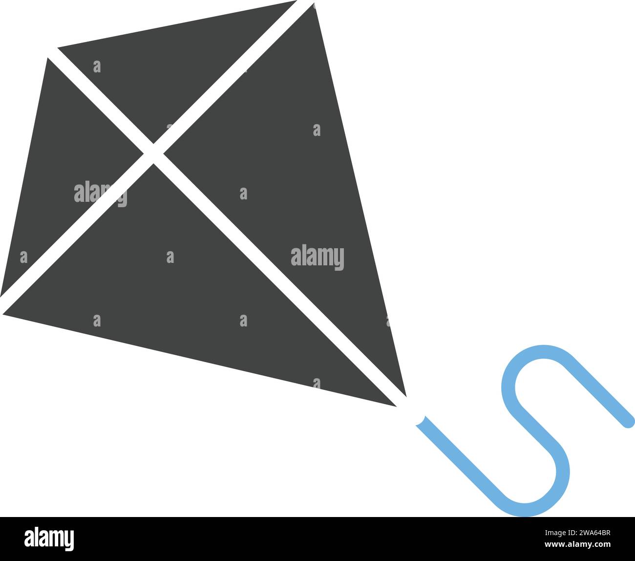 Kite icon vector image Stock Vector Image & Art - Alamy