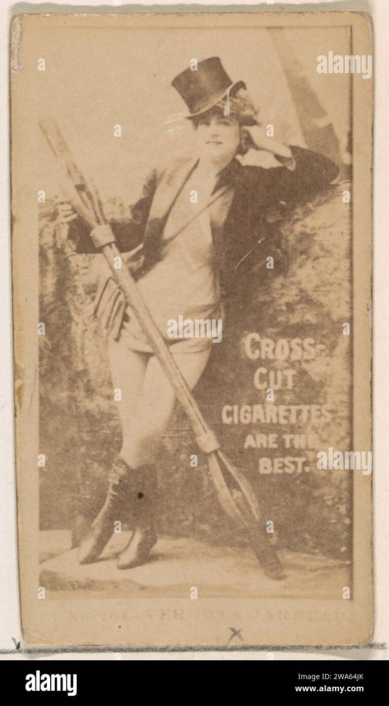 Jarbeau, from the Actors and Actresses series (N145-2) issued by Duke ...