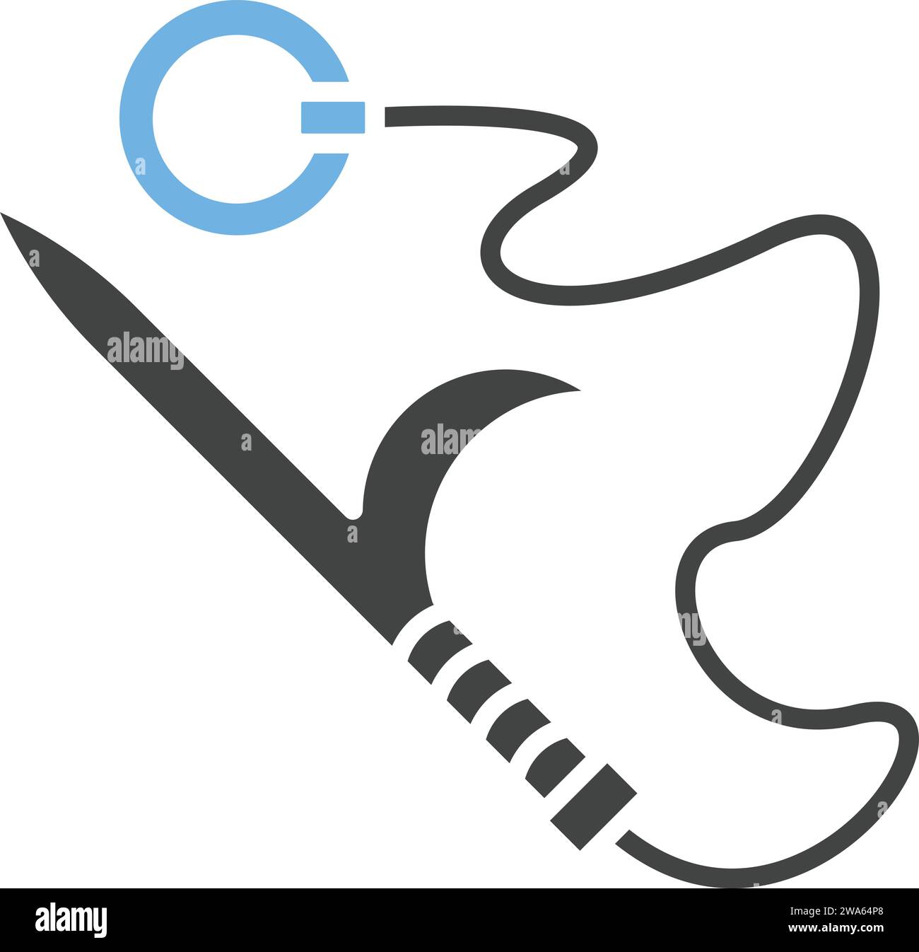 Blade rope weapons Stock Vector Images - Alamy