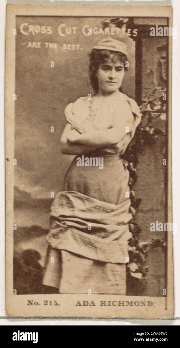 Card Number 215, Ada Richmond, from the Actors and Actresses series ...