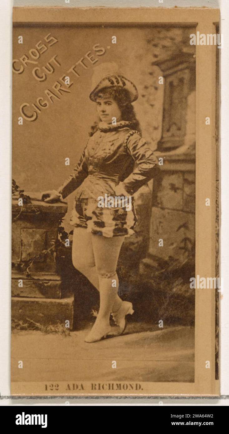 Card Number 122, Ada Richmond, from the Actors and Actresses series ...