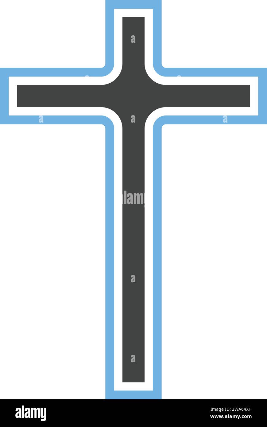 Latin Cross icon vector image Stock Vector Image & Art - Alamy