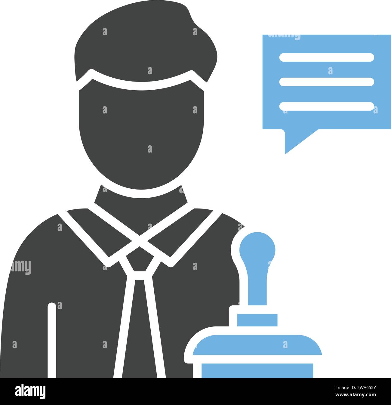 Advisor lawyer Stock Vector Images - Alamy