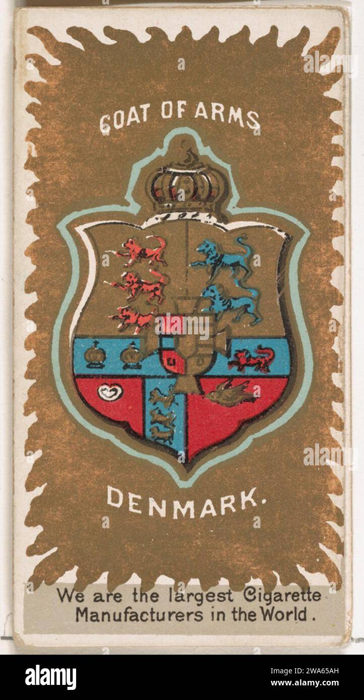 Christian IX, King of Denmark, from the Rulers, Flags, and Coats of ...