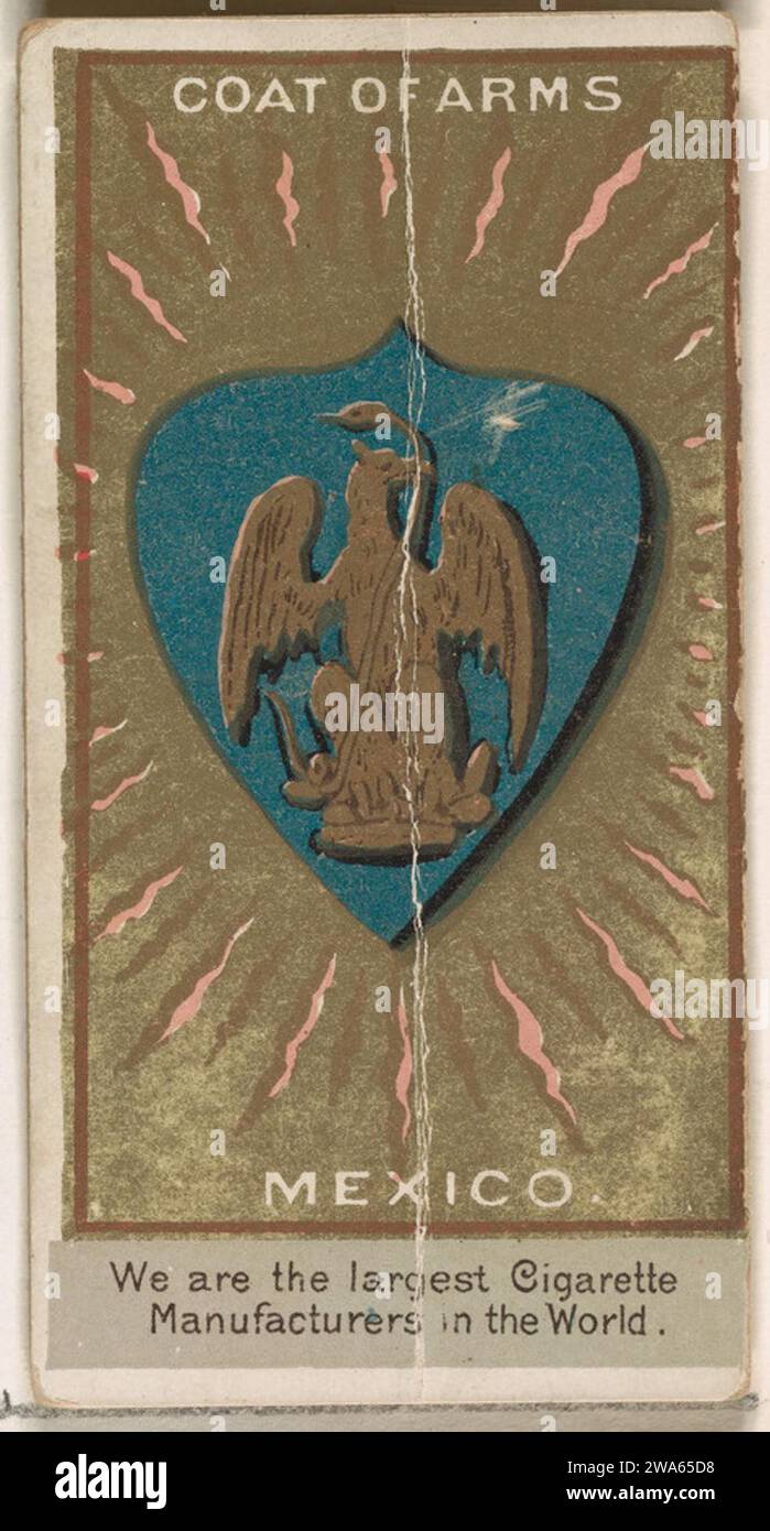 President Diaz of Mexico, from the Rulers, Flags, and Coats of Arms ...