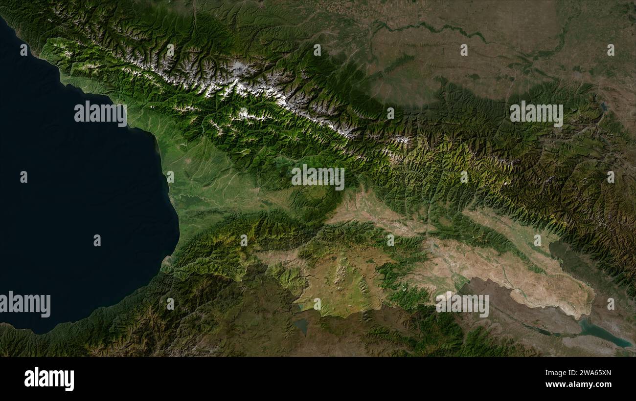 Map satellite geography georgia hi-res stock photography and images - Alamy