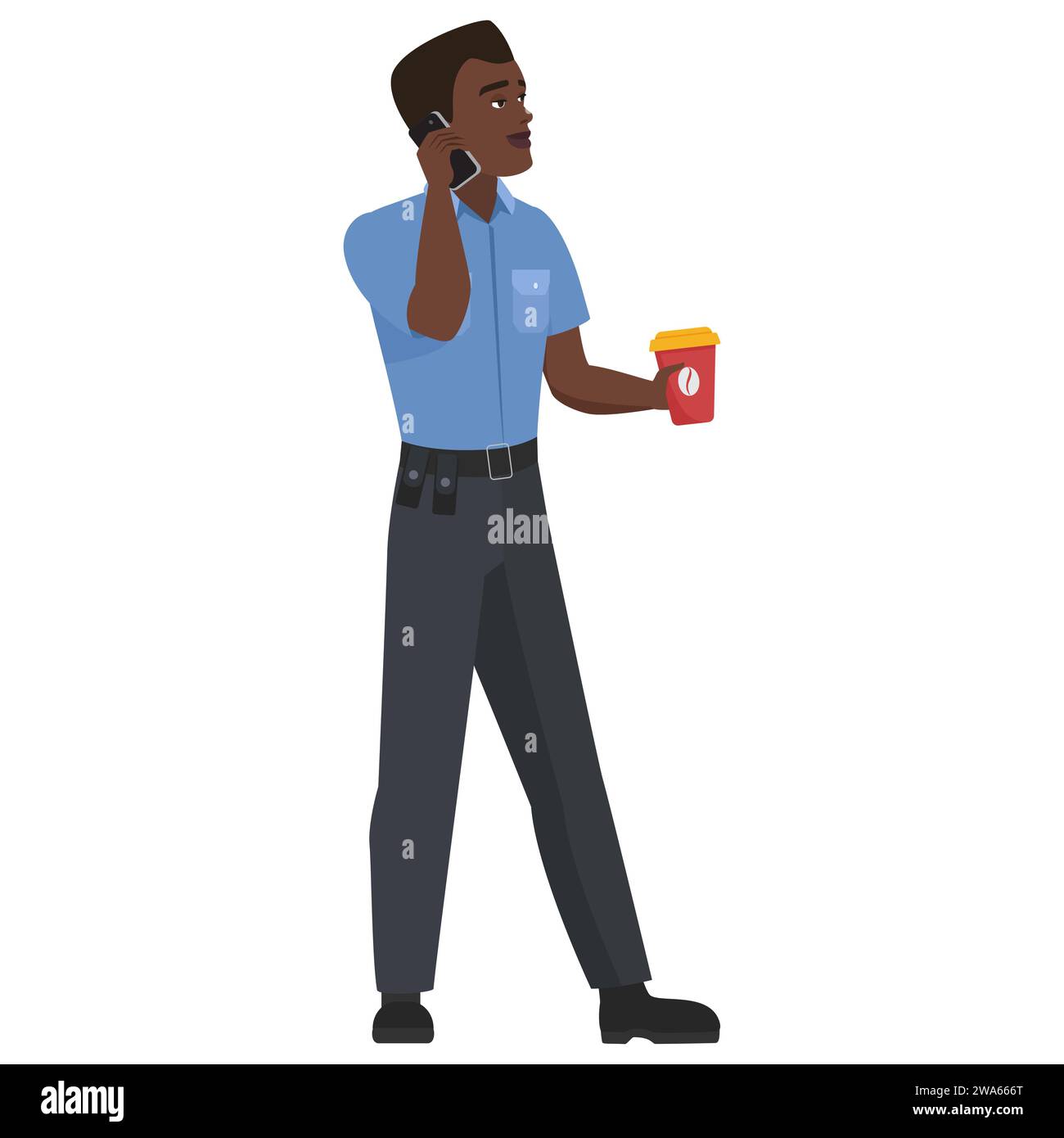 Morning patrol Stock Vector Images - Alamy