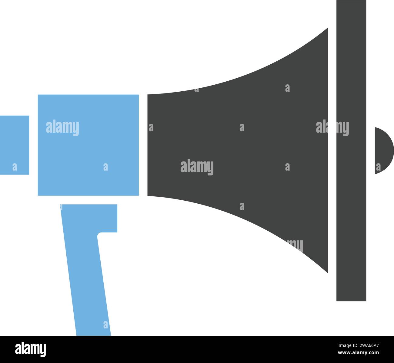 Megaphone icon vector image Stock Vector Image & Art - Alamy