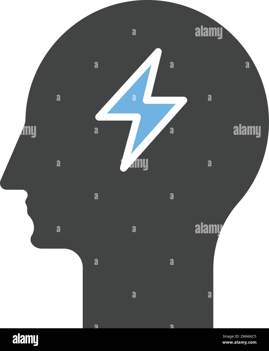 Brain image processing Stock Vector Images - Alamy