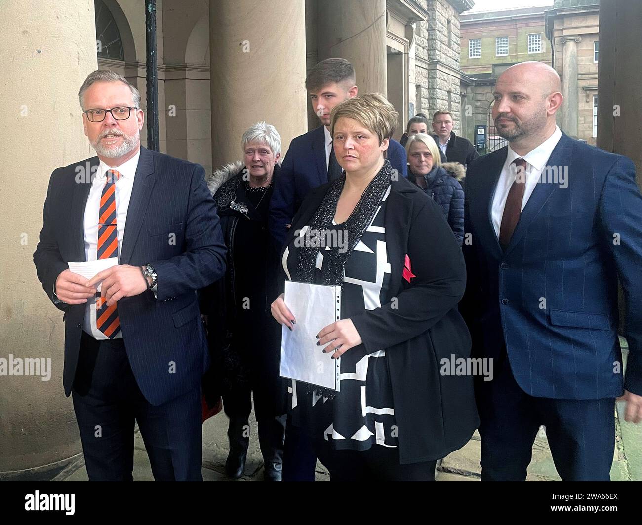 Detective Inspector Nigel Parr of Cheshire Constabulary (left) with ...