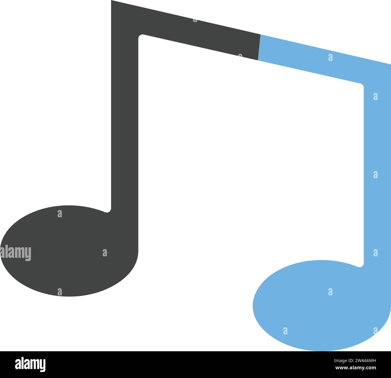 Music Notes icon vector image Stock Vector Image & Art - Alamy