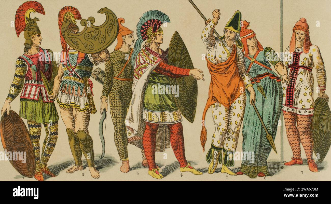 Anatolian Peninsula. Lydians and Phrygians. From left to right; 1 ...